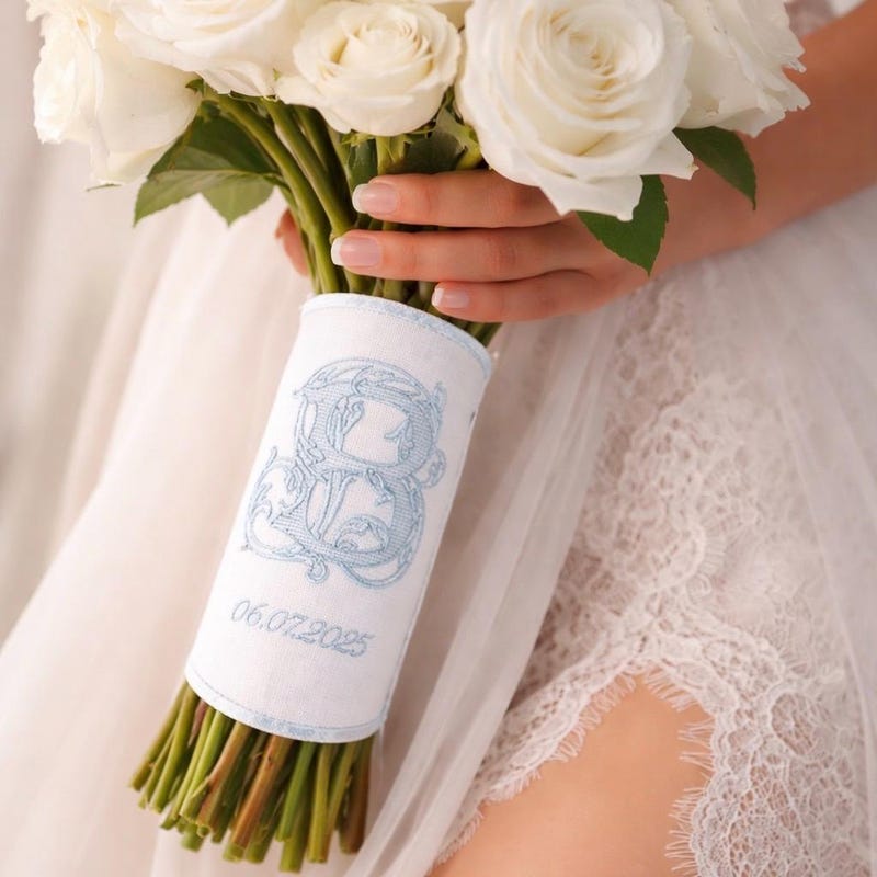 Satin Bridal Bouquet - Etsy UK