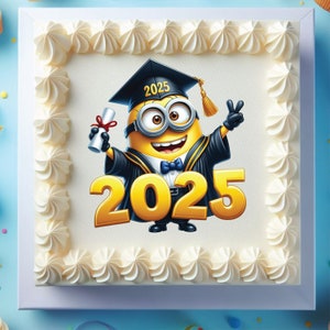 Minion Graduation 2025 X 5 PNG, Minion PNG, Minion T-shirt Design ...