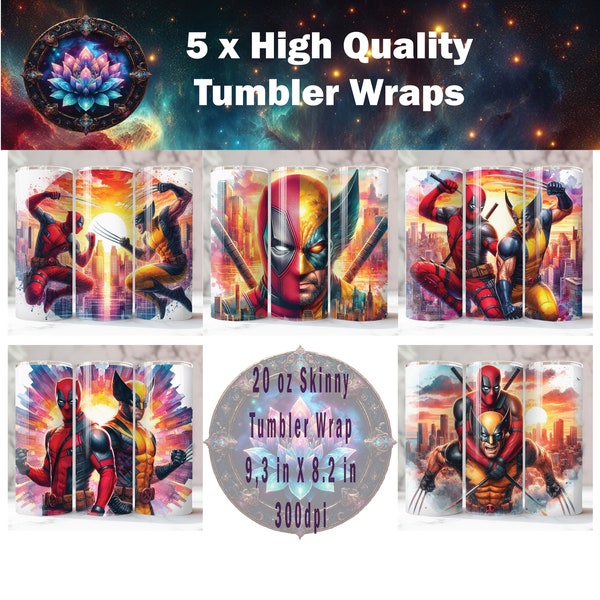 Deadpool and Wolverine Wrap - Etsy