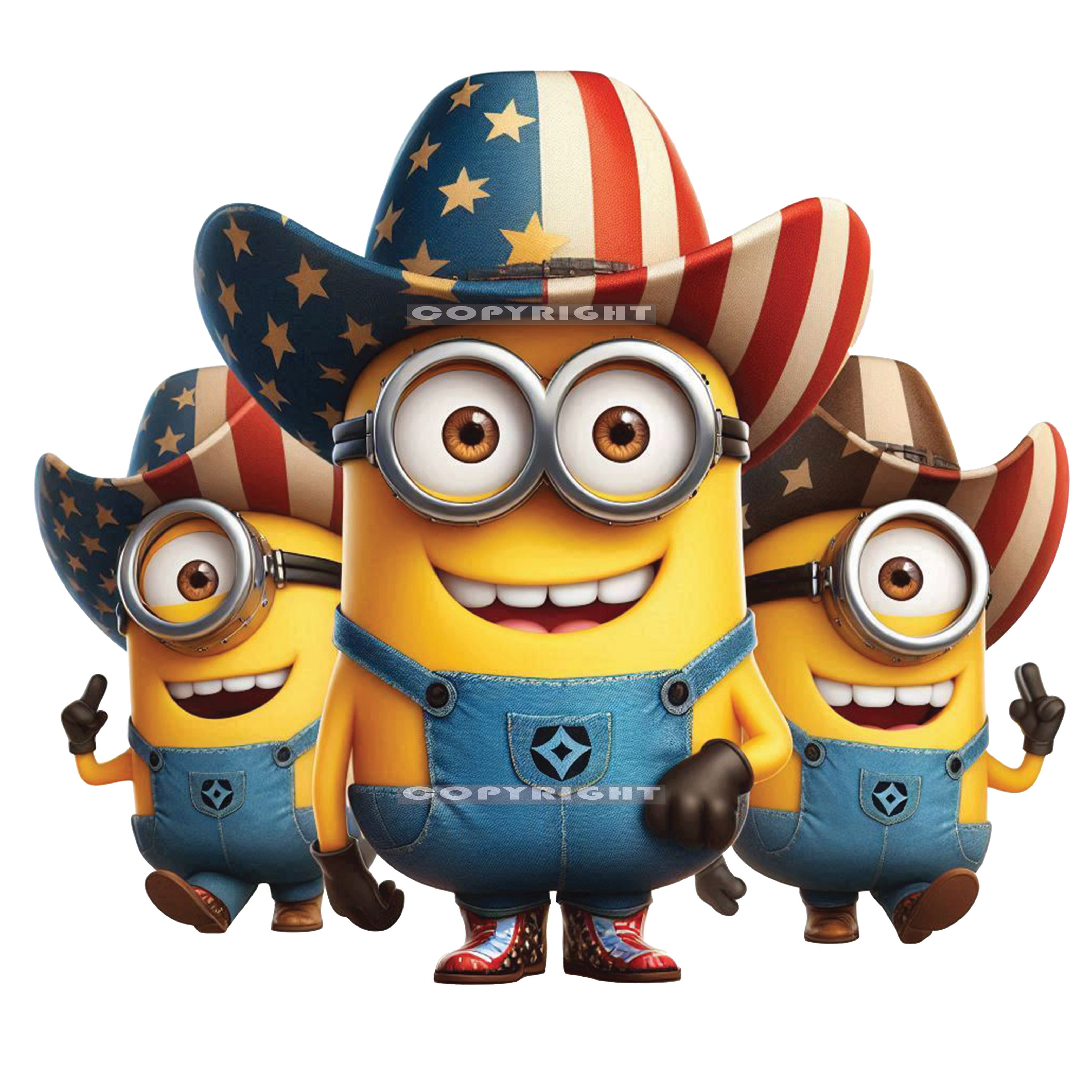 Minions 4th of July X 5 PNG, American Minion PNG, Minion T-shirt Design ...