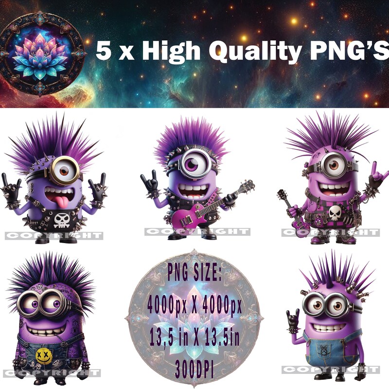 Paarse minion - Etsy Nederland