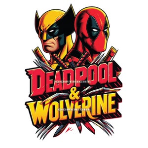 Deadpool and Wolverine X 5 PNG, Deadpool Png, Deadpool and Wolverine T ...