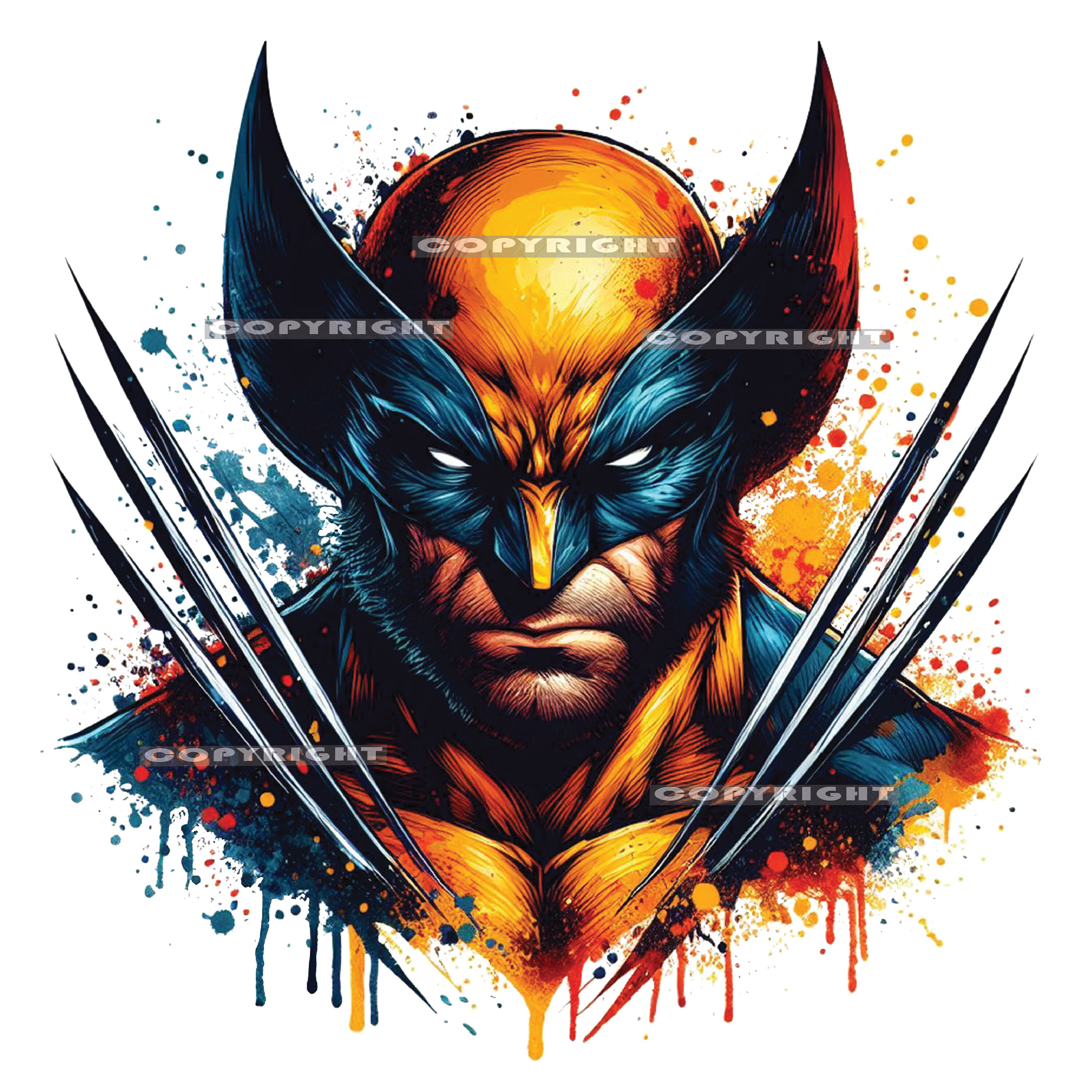 Wolverine X 5 PNG, Wolverine Png, Wolverine T-shirt Design, Wolverine ...