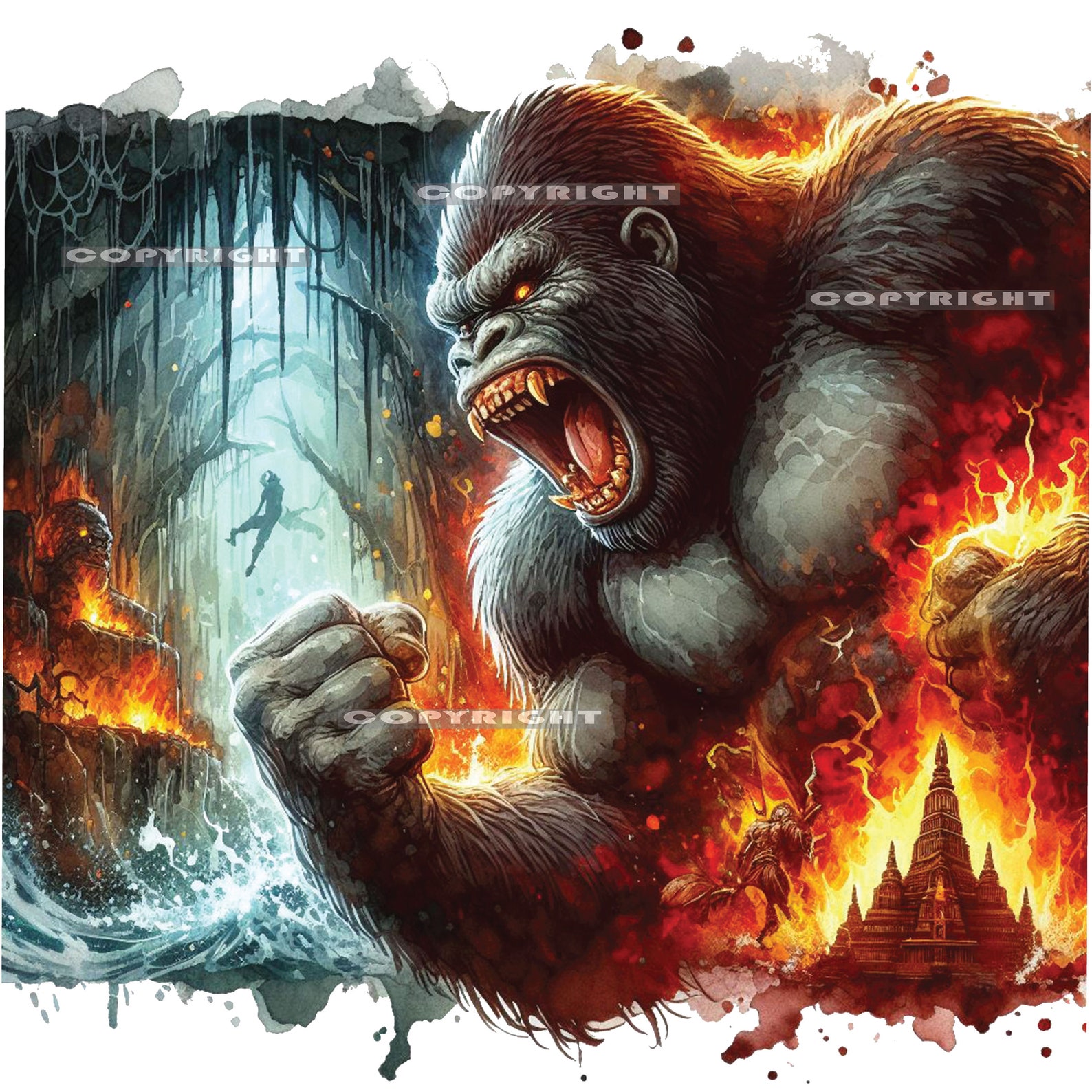 Godzilla x Kong x 5 PNG, Godzilla PNG, Monsterverse Png, Godzilla T ...