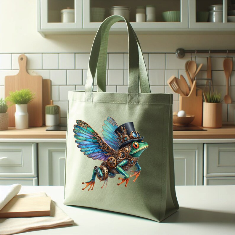 Steampunk Frogs With Wings X 5 PNG, Steampunk Clipart, Steampunk Junk Journal, Steampunk Frog T ...