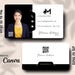 QR Code Business Card Template: Elegant Personalized Design (instant ...
