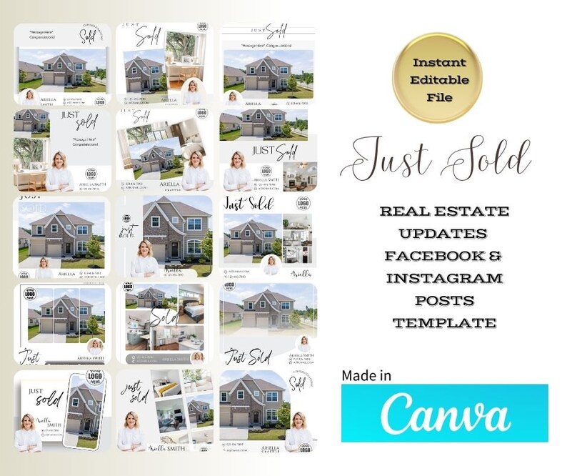 15 Just Sold Social Media Posts, Facebook & Instagram Posts, Affordable ...