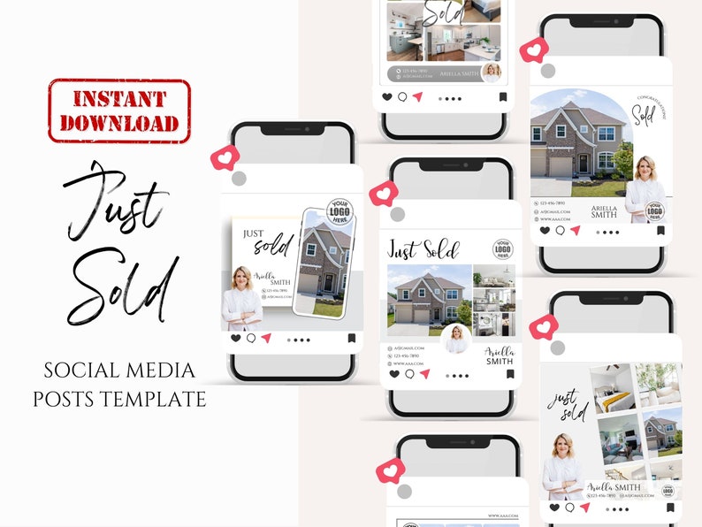 15 Just Sold Social Media Posts, Facebook & Instagram Posts, Affordable ...