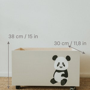 Toy Box, Handmade Wooden Kids Room Organiser, Personalised Gift for Boy ...