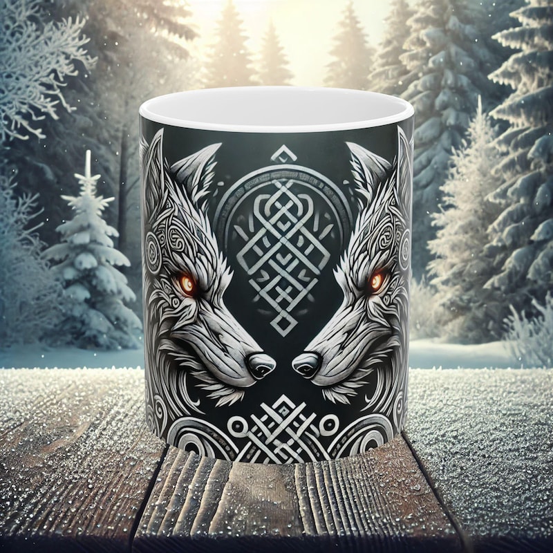 Wolf Coffee Mug - Etsy