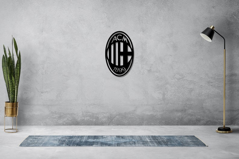 Milan Football Logo, Cdr, Png, Dxf, Ai, Svg, Jpg, Laser Cut, Cnc Cut ...