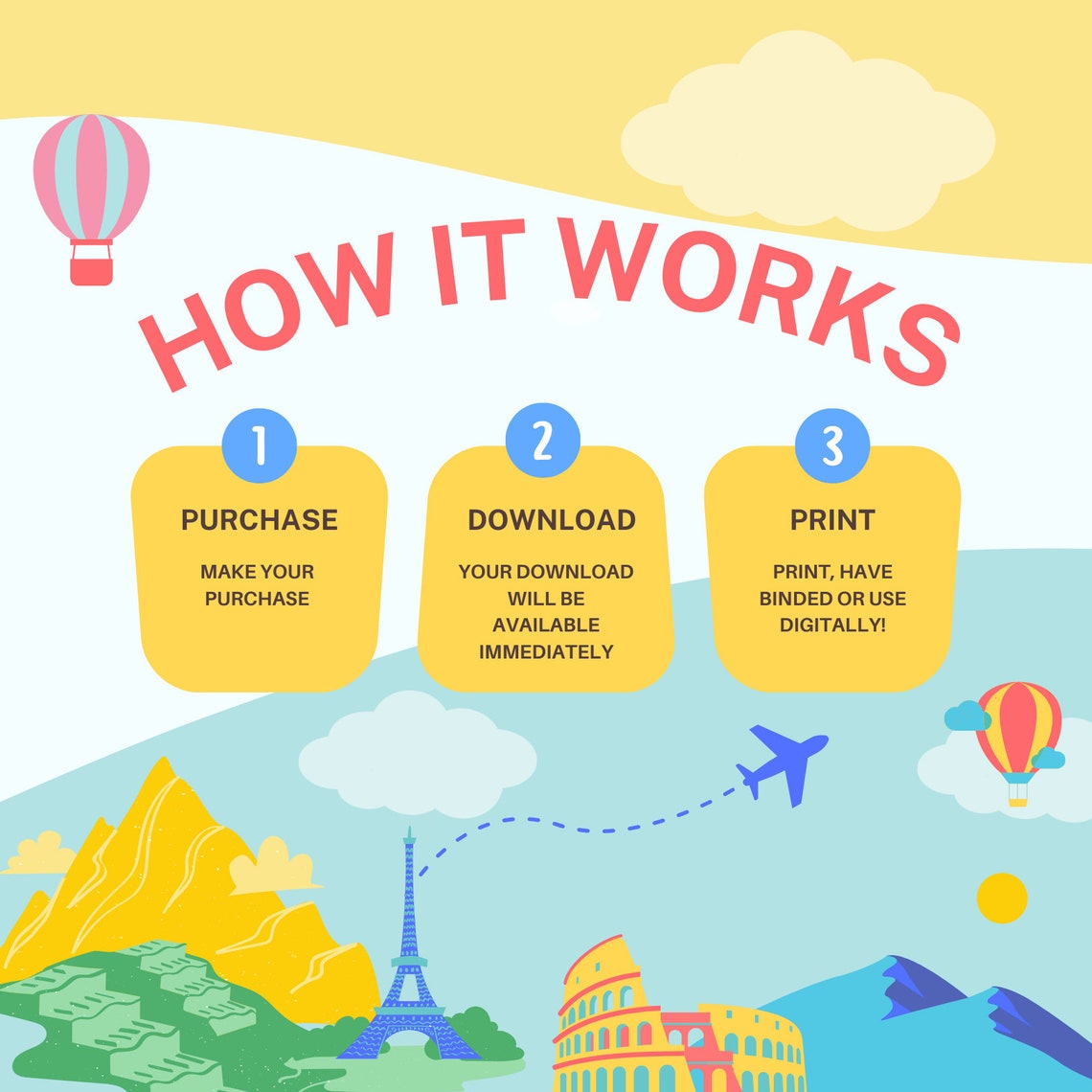 Yellowstone Travel Guide for Kids Printable Travel Guide for ...