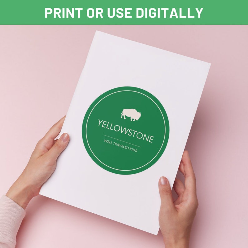 Yellowstone Travel Guide for Kids Printable Travel Guide for ...