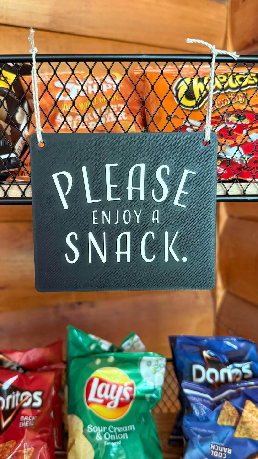 Delivery Driver Snack Cart Sign: 3D Printed Porch Treat Station - Etsy
