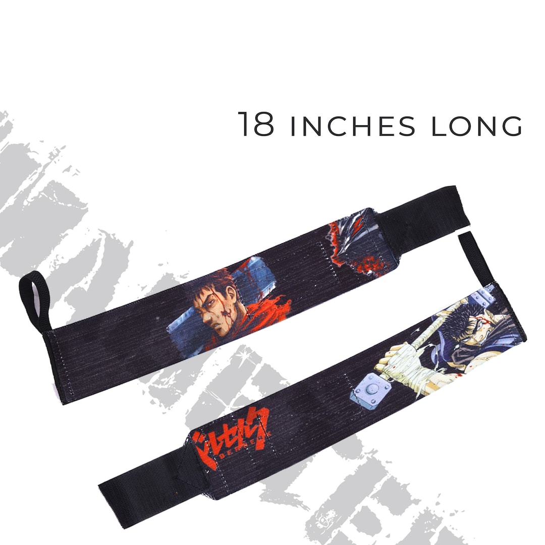 Berserk Anime Wrist Wraps , Anime Unisex Powerlifting Wrist Wraps With ...