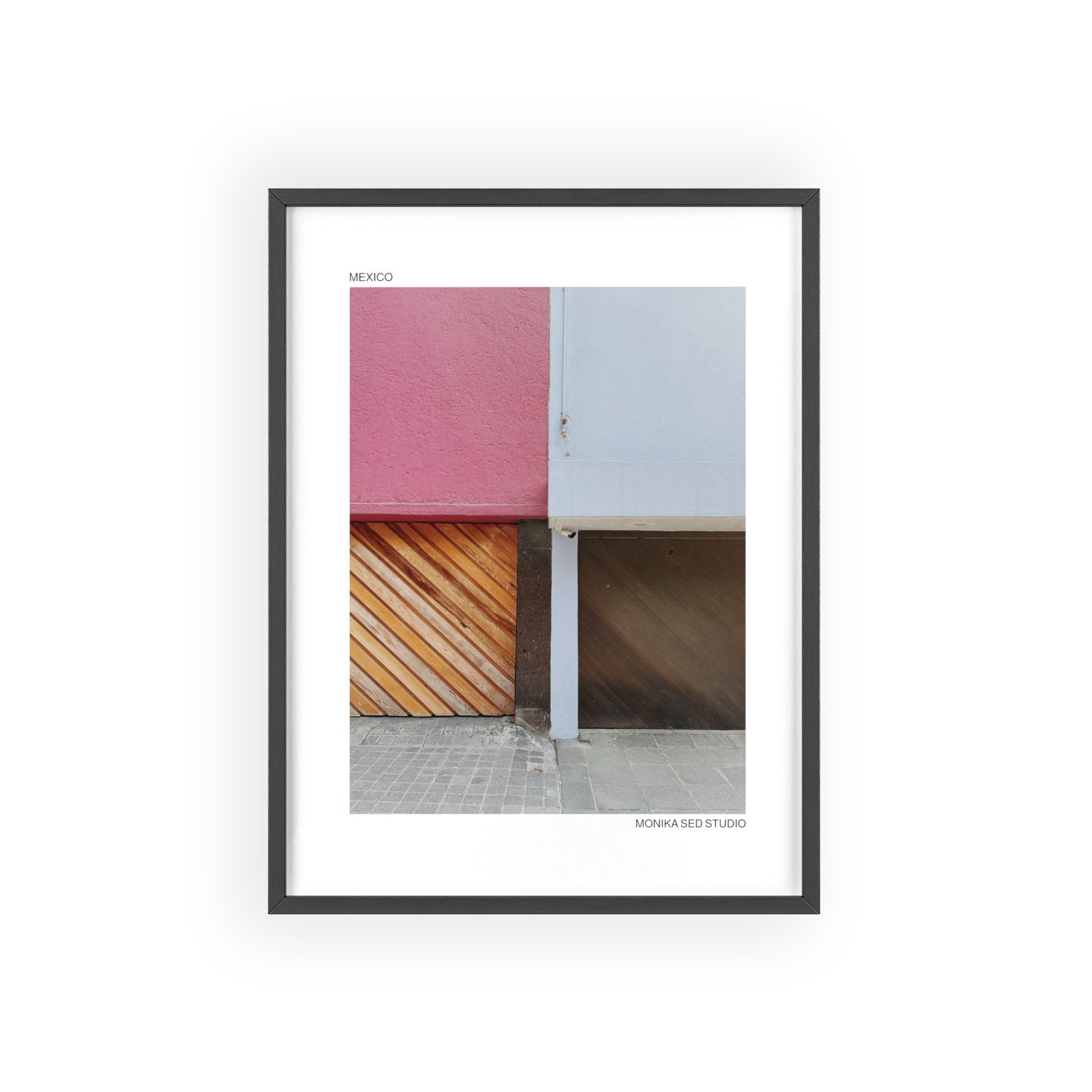Mexico Abstract Architecture Poster Print - Etsy