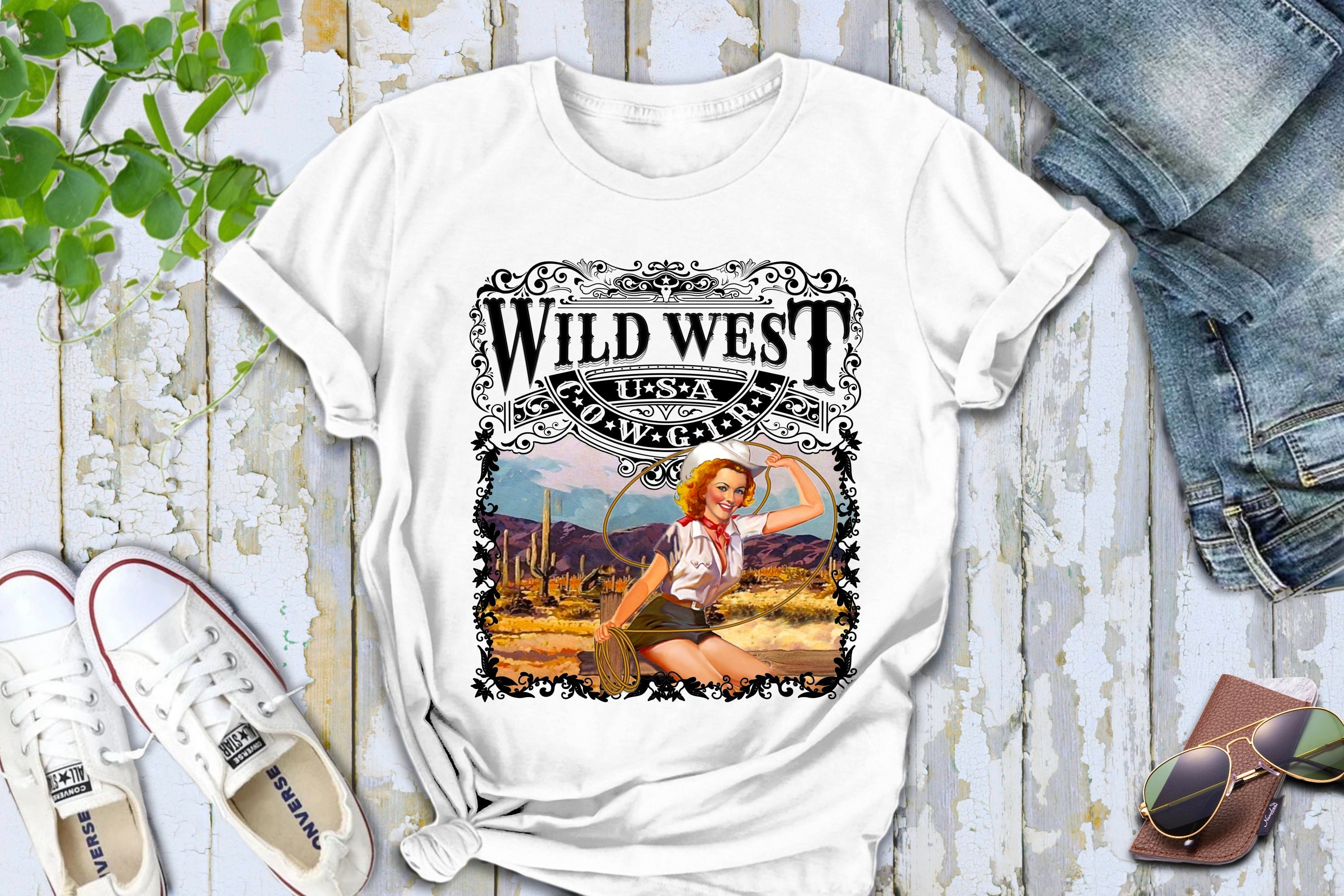 Wild West Tshirt Western Shirt Yeehaw Shirt, Howdy Shirt Tee Boho Tee ...