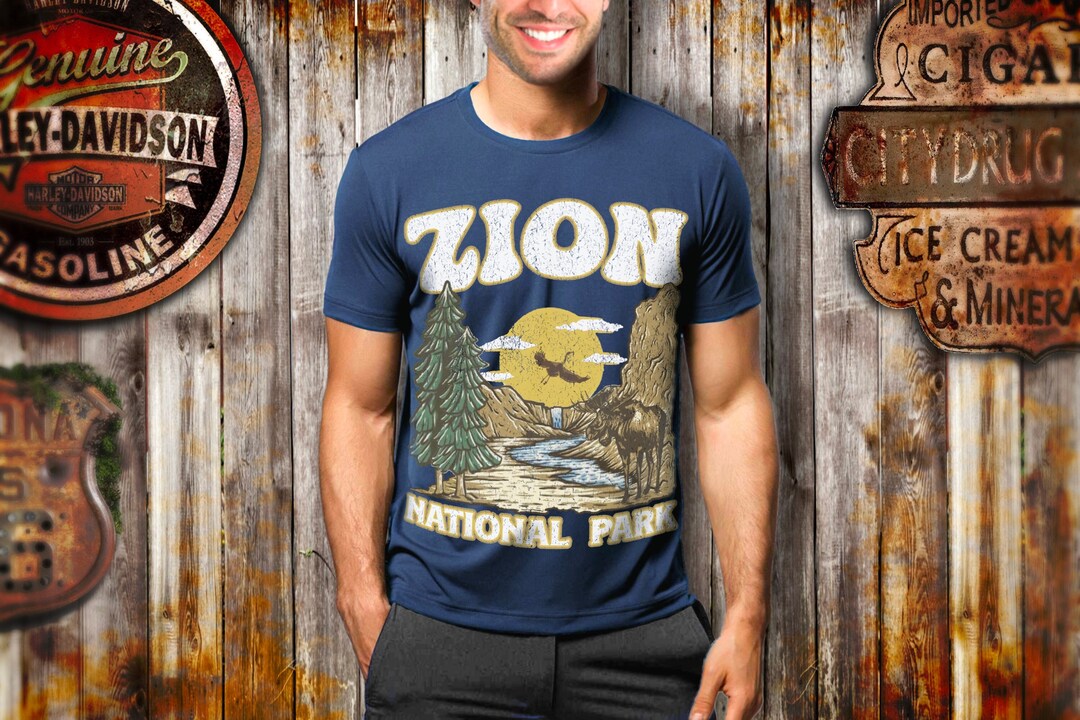 Zion National Park Shirt Camping Tee National Park Shirt Zion Utah ...