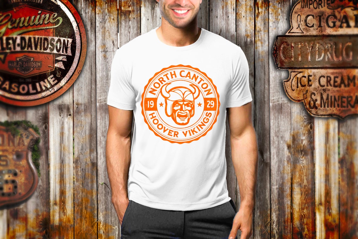North Canton Hoover High School Hoover Vikings Tshirt Tee Shirt Noca ...