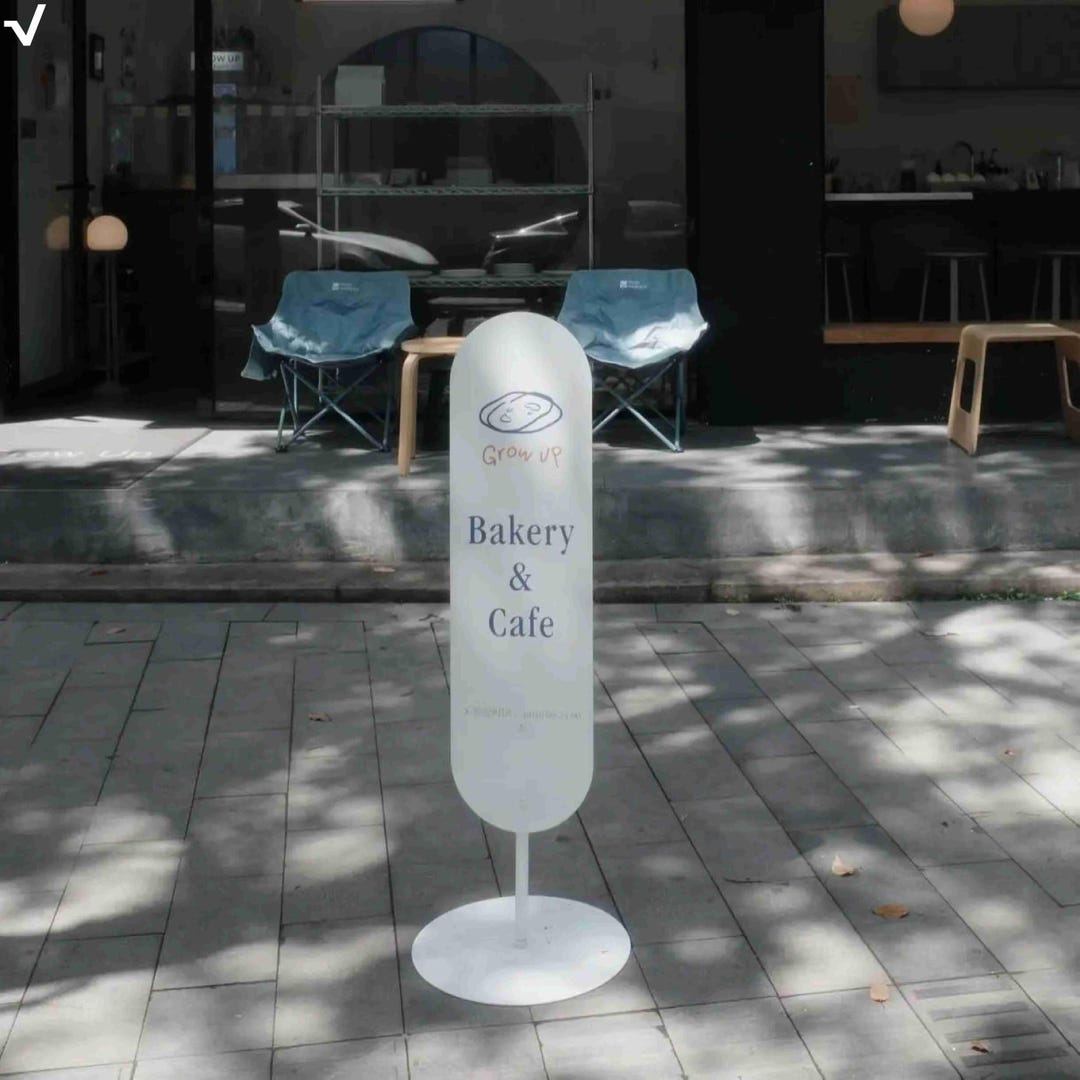Modern Wayfinding Sign, Acrylic Standing Directional Sign, Office ...