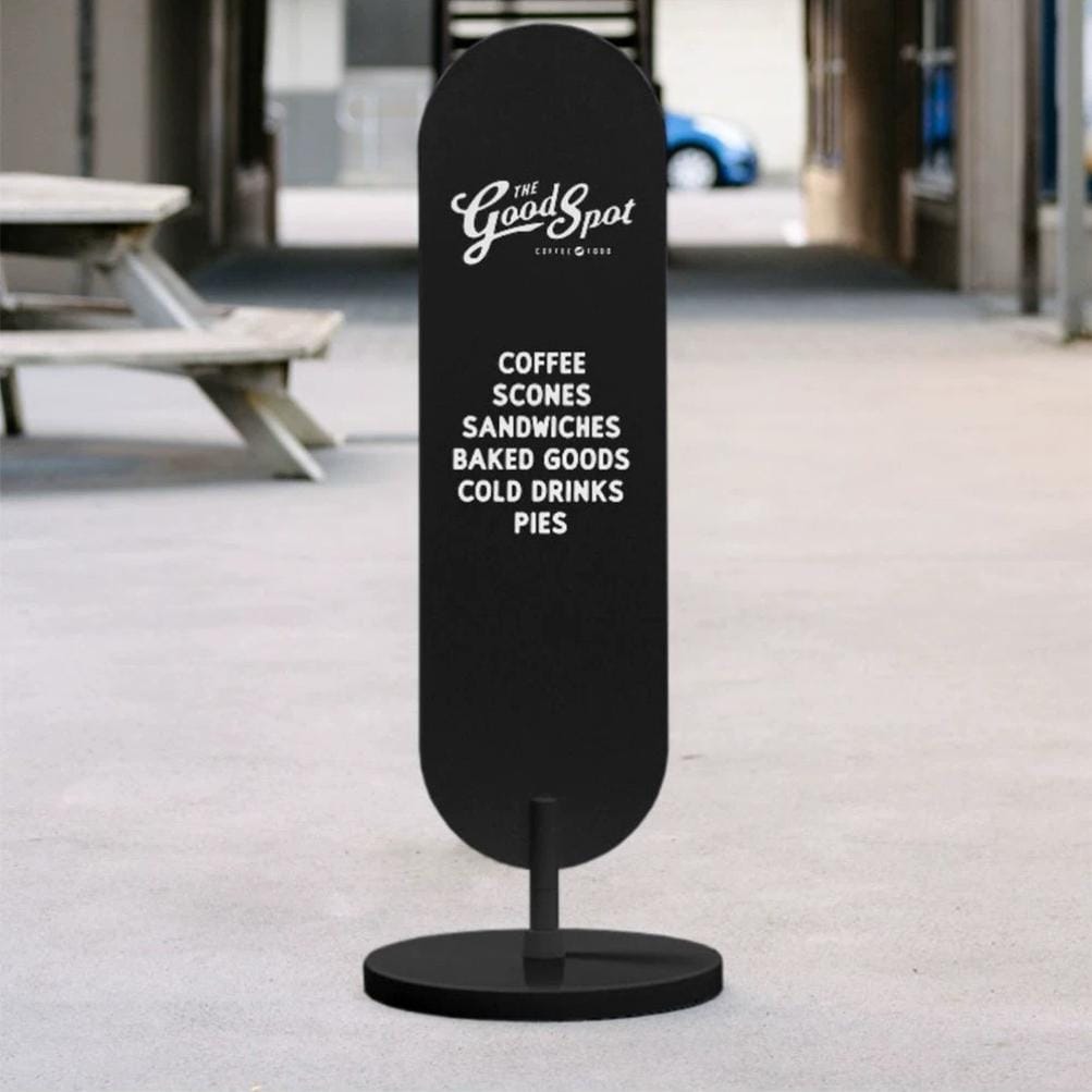 Modern Wayfinding Standing Sign - Contemporary Directional Signage for ...