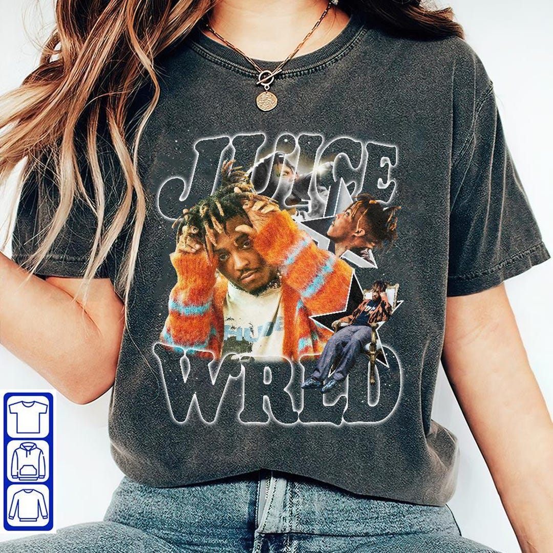 Vintage Juice Wrld T-shirt, Juice Wrld Shirt, Vintage 90s Shirt, Rapper ...