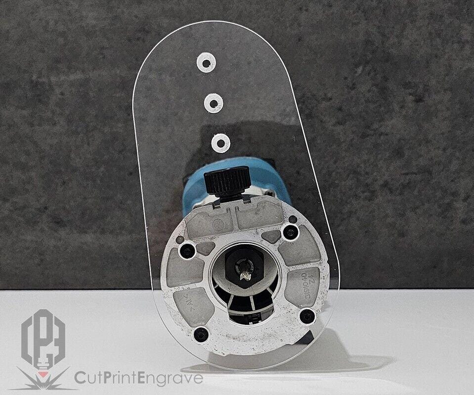 Extended Router Sub Base Plate for Makita Trimmer Router 18v Drt50 ...