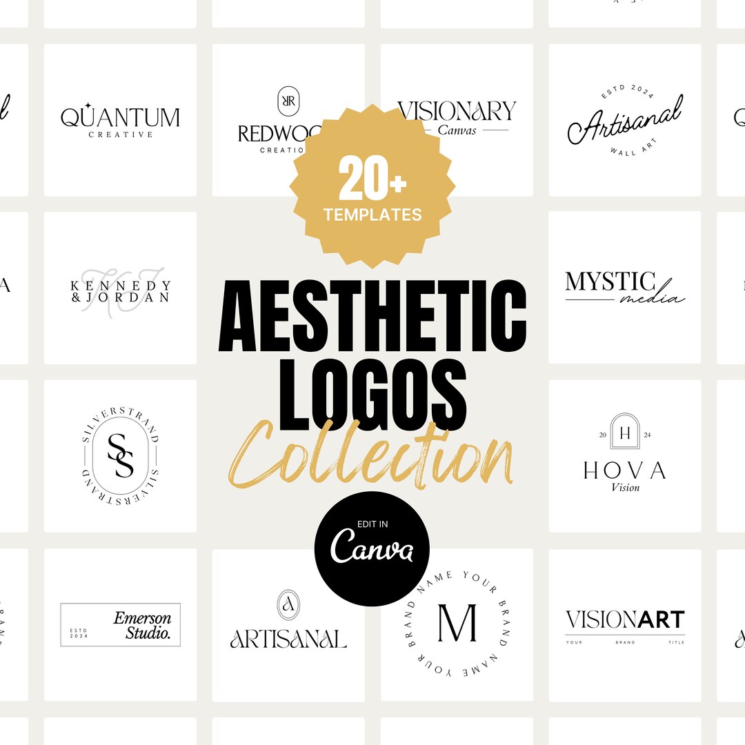 Business Logo Design, Etsy Logo Bundle, Vtuber Logo Template, Etsy Logo ...