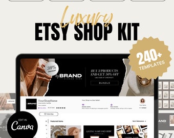 Etsy Shop Bundle, Etsy Shop Kit, Etsy Canva Template, Etsy Shop ...