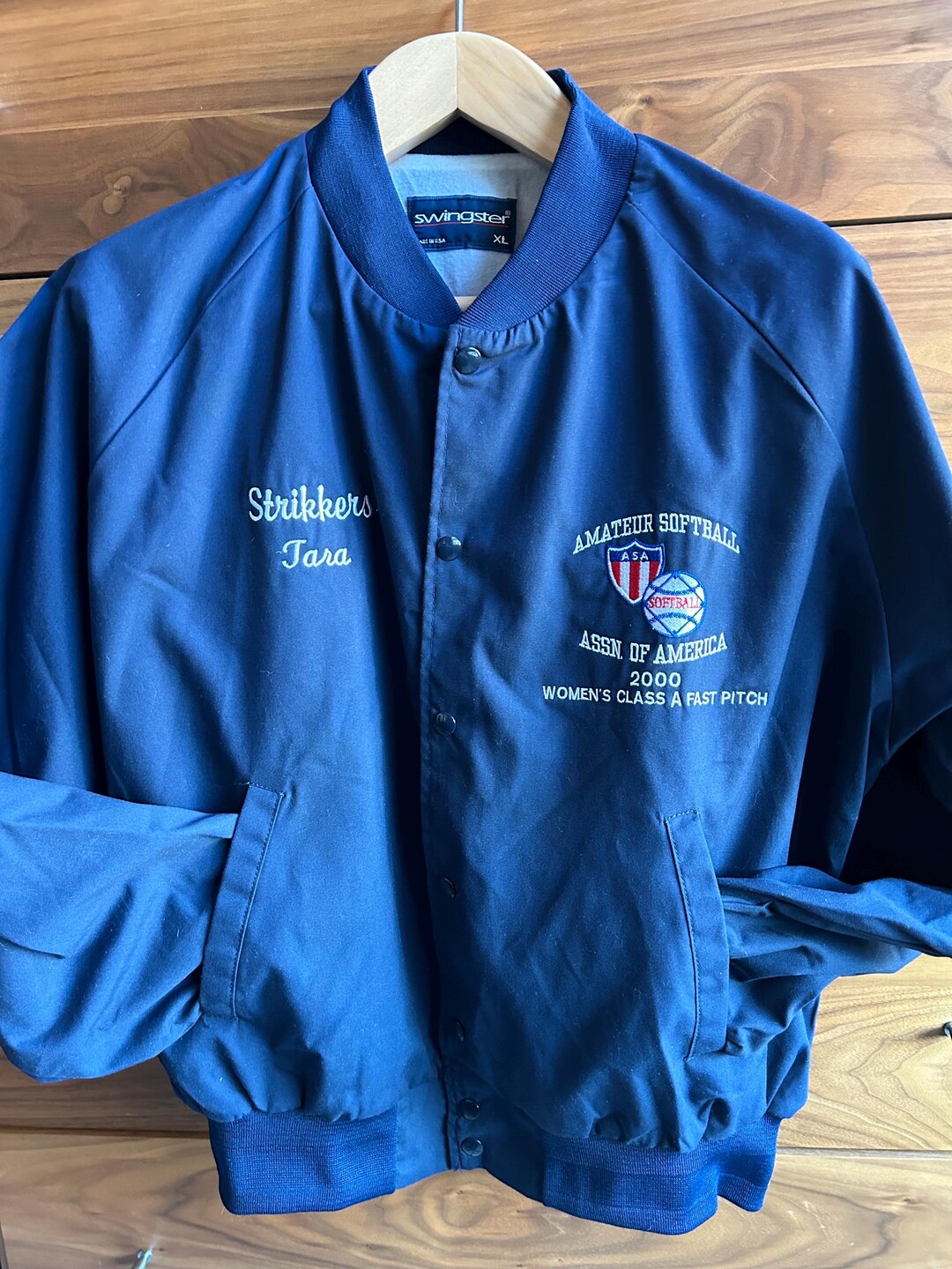 Vintage Bomber Jacket ‘99 - ‘00 ASA Women’s Softball National Fastpitch ...