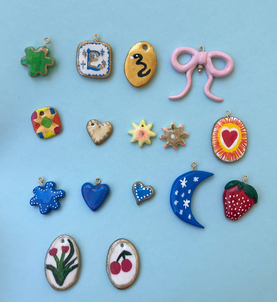 Custom Clay Charms Made to Order - Etsy