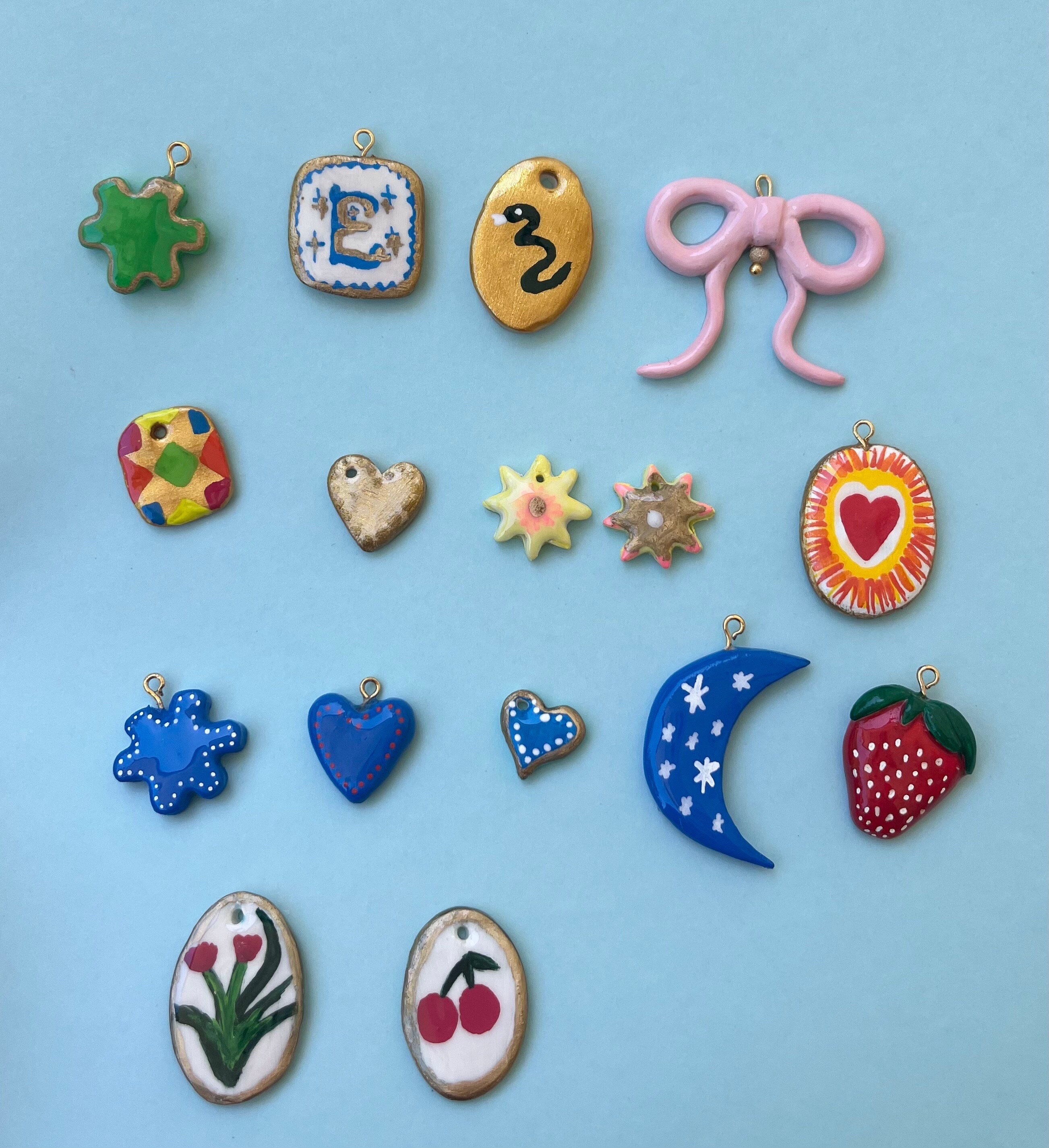Custom Clay Charms Made to Order - Etsy
