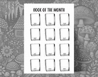 Reading Journal PRINTABLE Journal Page Planner Page Bookclub Book ...