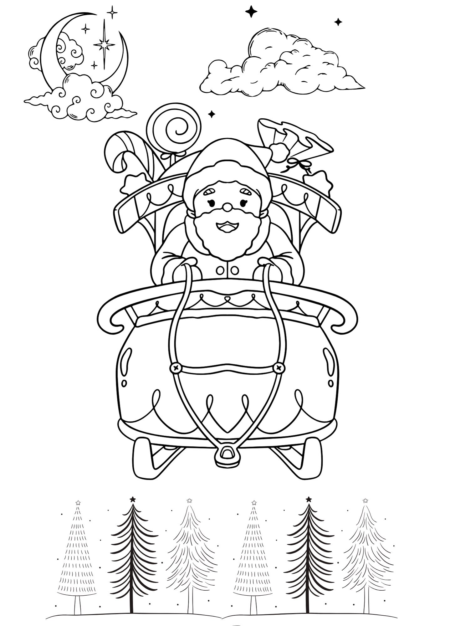 Christmas Themed Coloring Book - Etsy