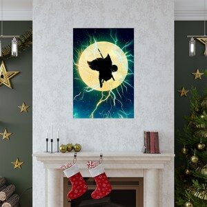 Zenitsu Demon Slayer Poster Print Ideal Anime and Manga Gift Colorful ...