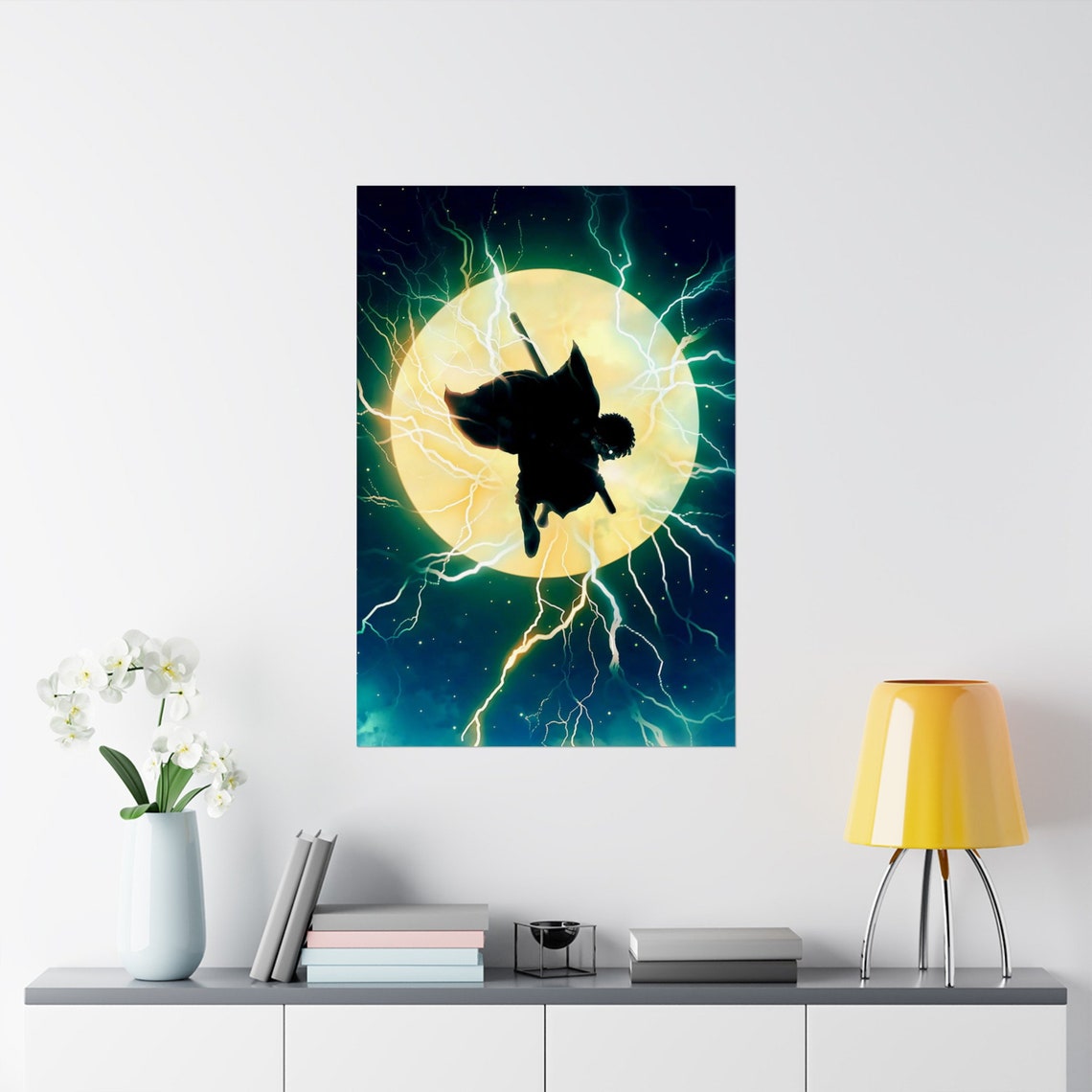 Zenitsu Demon Slayer Poster Print Ideal Anime and Manga Gift Colorful ...