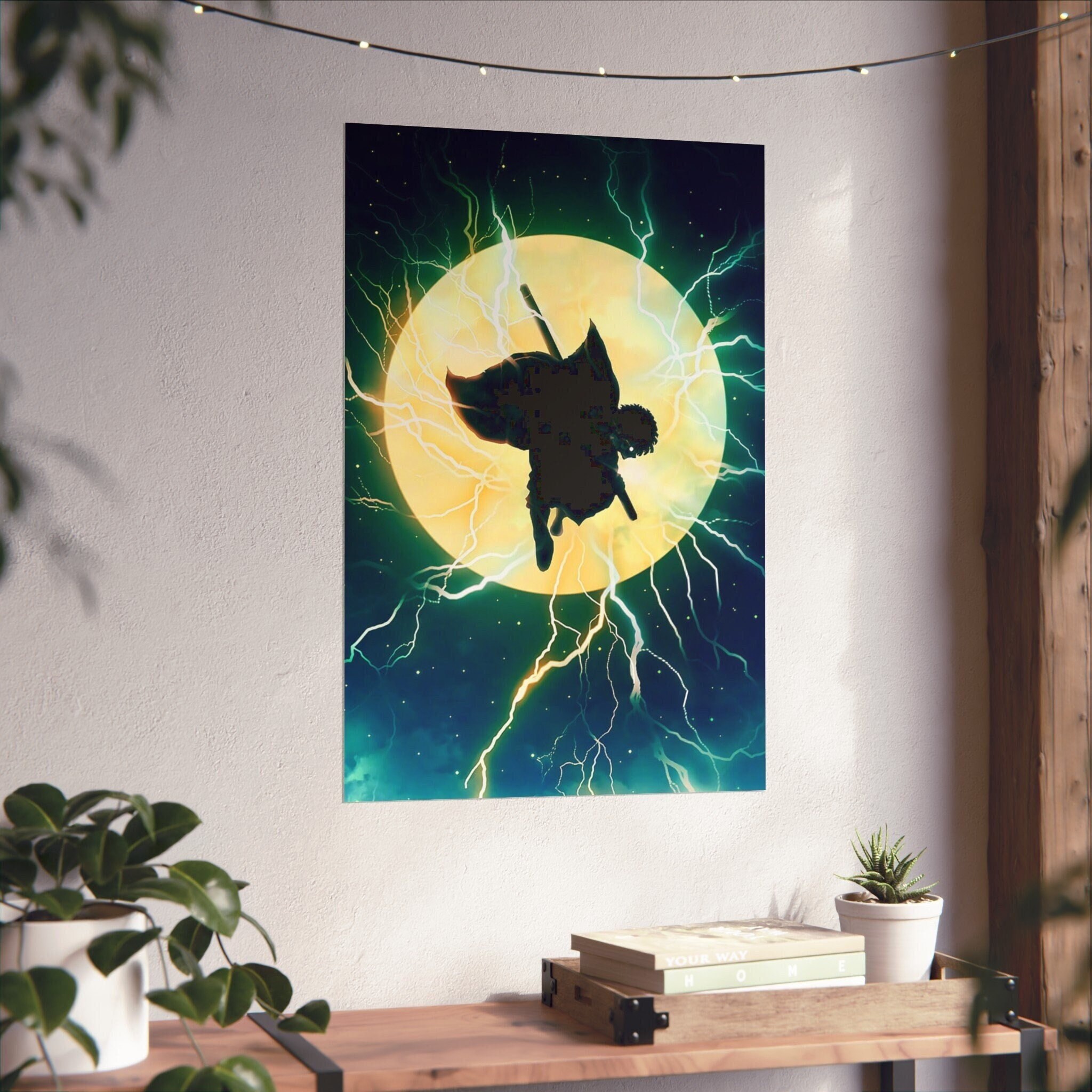 Zenitsu Demon Slayer Poster Print Ideal Anime and Manga Gift Colorful ...