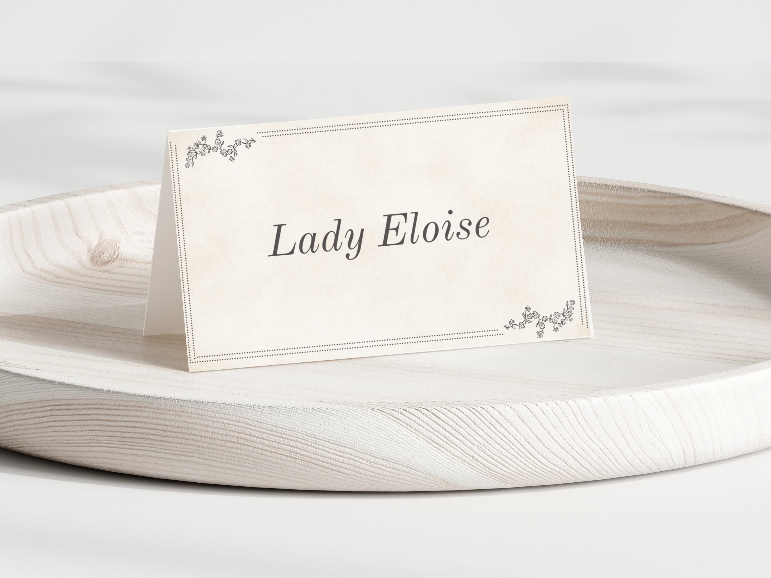 Bridgerton Name Cards Food Labels | Digital Download | Editable ...