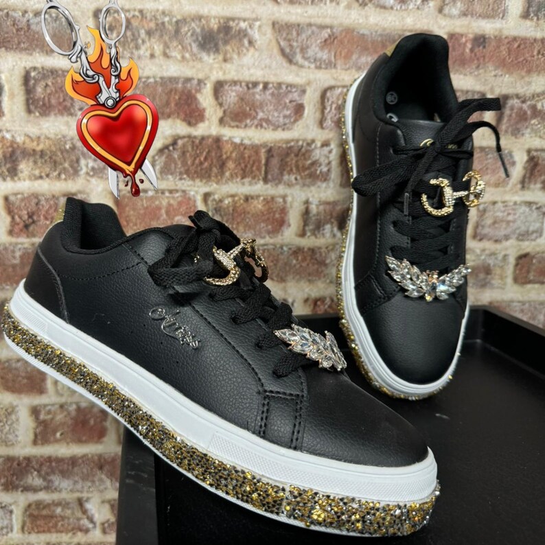 Hand-decorated Custom Airness Shoes Unique Designer Footwear ...