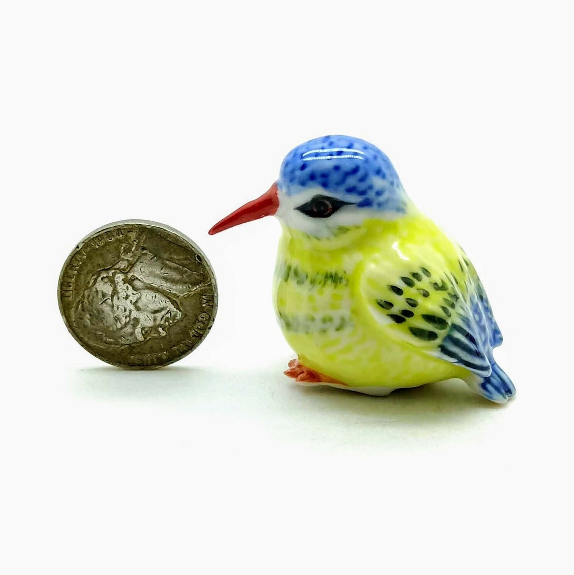 Set of 3 Sandpiper Bird Figurine Ceramic Animal Miniature | Etsy