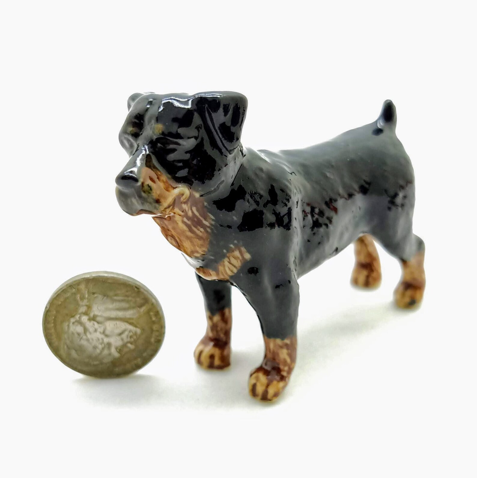 Rottweiler Dog Ceramic Figurines Animal Statue for Dog - Etsy