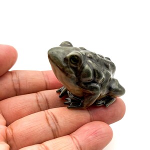 Toad Ceramic Figurine Gift for Amphibian Lovers and Home Decoration ...
