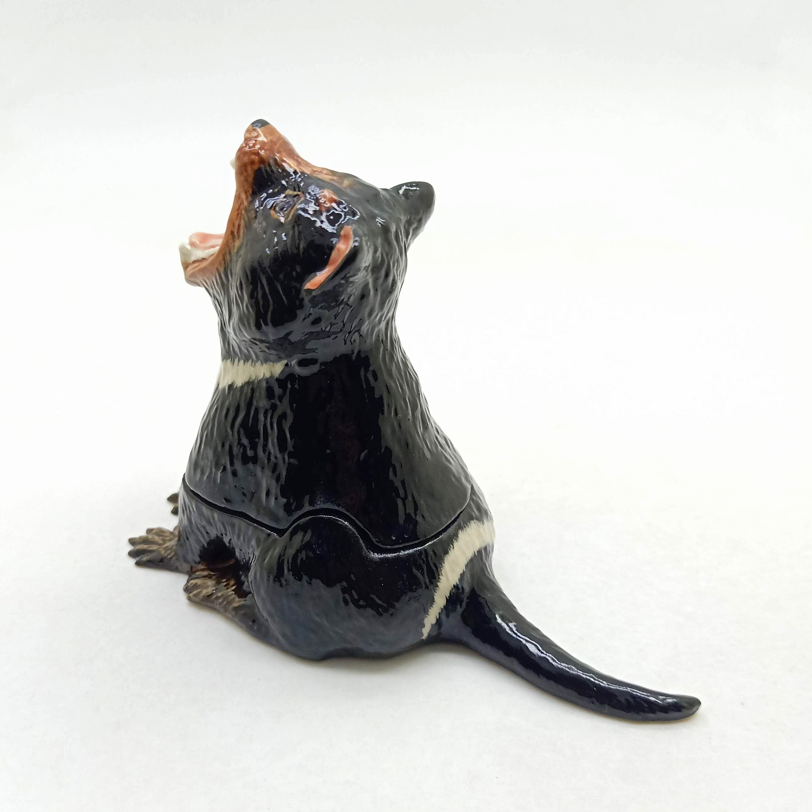 Tasmanian Devil Bear Ceramic Figurine Animal Salt Pepper - Etsy