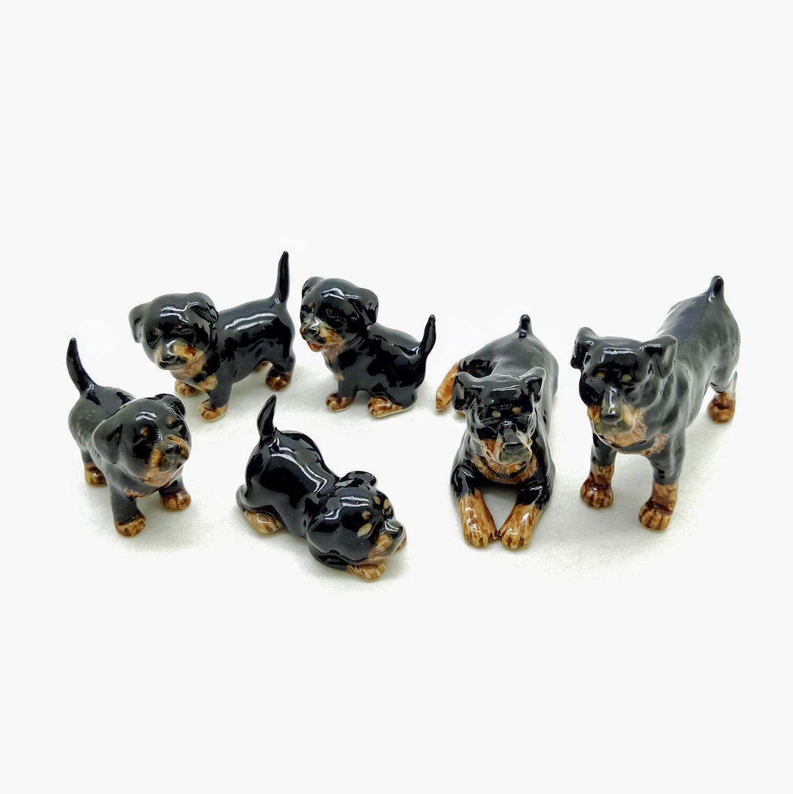 Rottweiler Dog Ceramic Figurines Animal Statue for Dog - Etsy