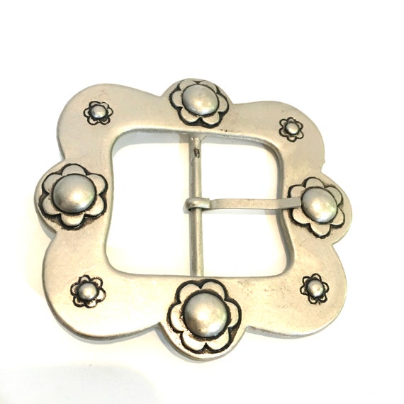 Vintage Daisy flower Belt Buckle - Gem