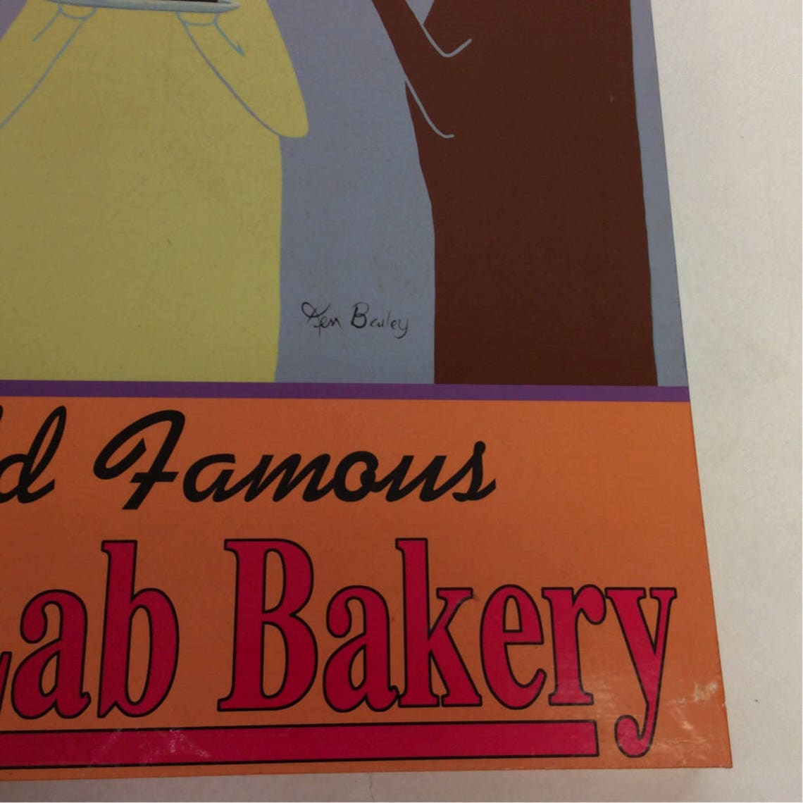 Big Pre-owned Famous Cakes Three Lab Bakery Ken Bailey Canvas - Etsy