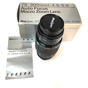 Vintage Auto Focus MACRO ZOOM Camera LENS - Etsy