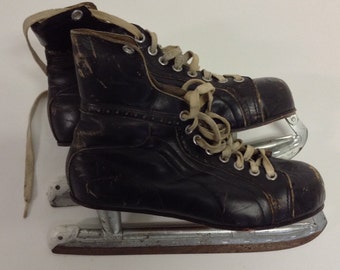 Planert 1950's Vintage / Antique Ice Skates Advertised as Racing Hockey ...