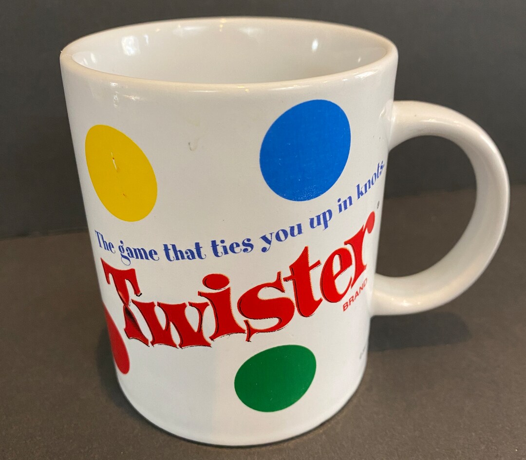Vintage Hasbro TWISTER Game Themed Mug Never Used - Etsy