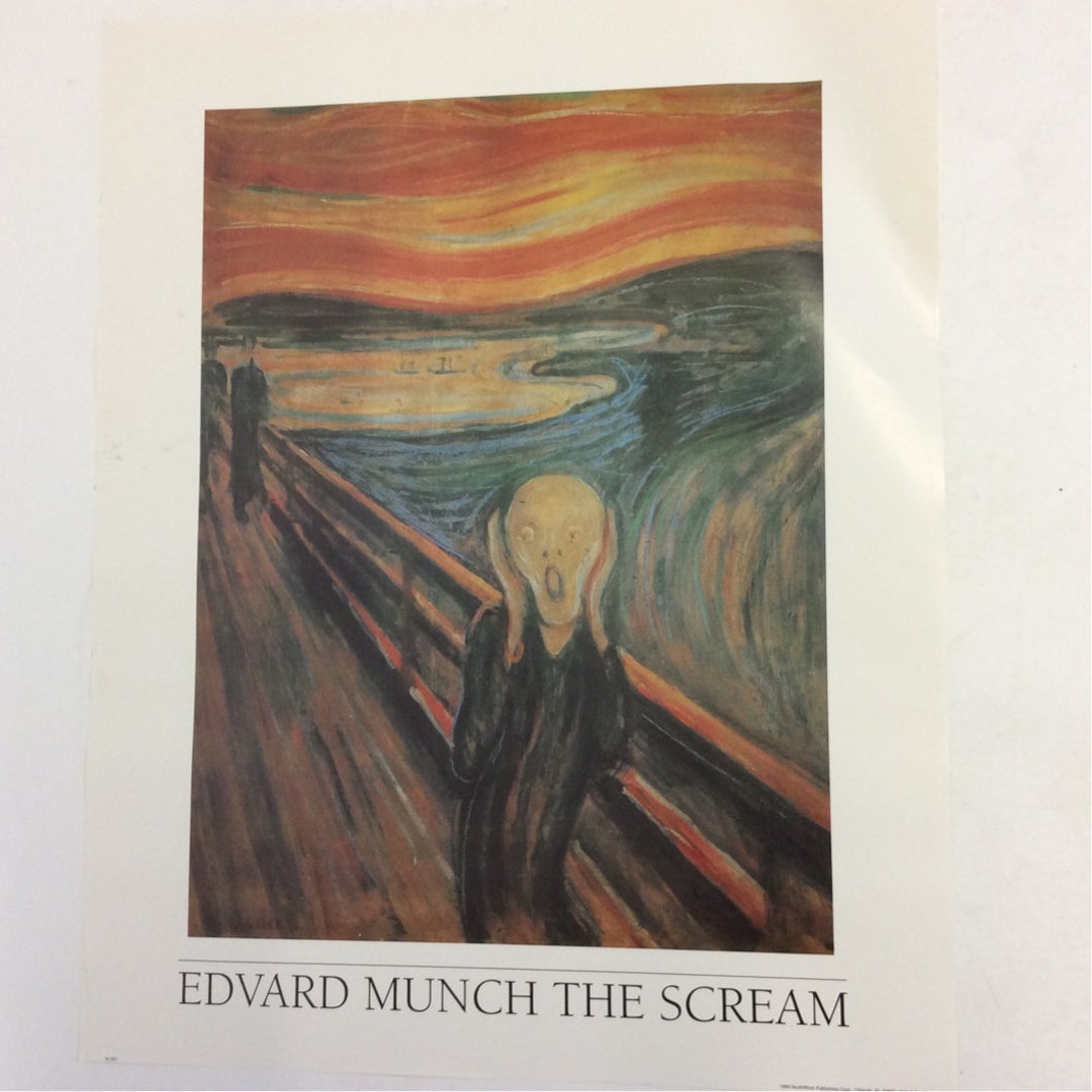 1994 Edvard Munch the Screen Vintage Poster - Etsy